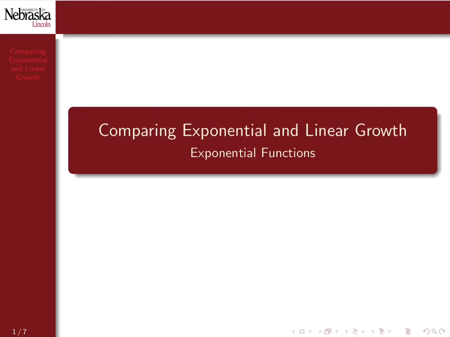 3.2.1 Comparing Exponential and Linear Growth | Lumina Media Player